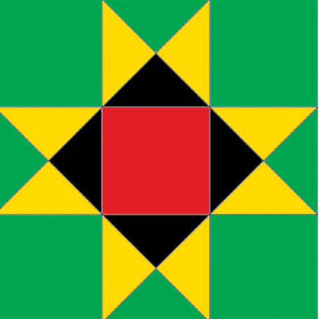 Peace Star - Barn Quilt Trails